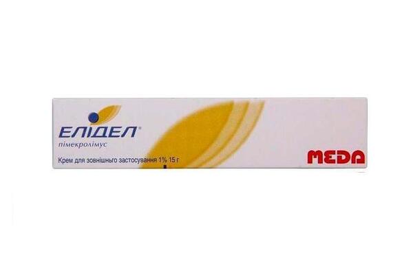 Elidel cream for external use 10 mg/g, 15 g in tubes